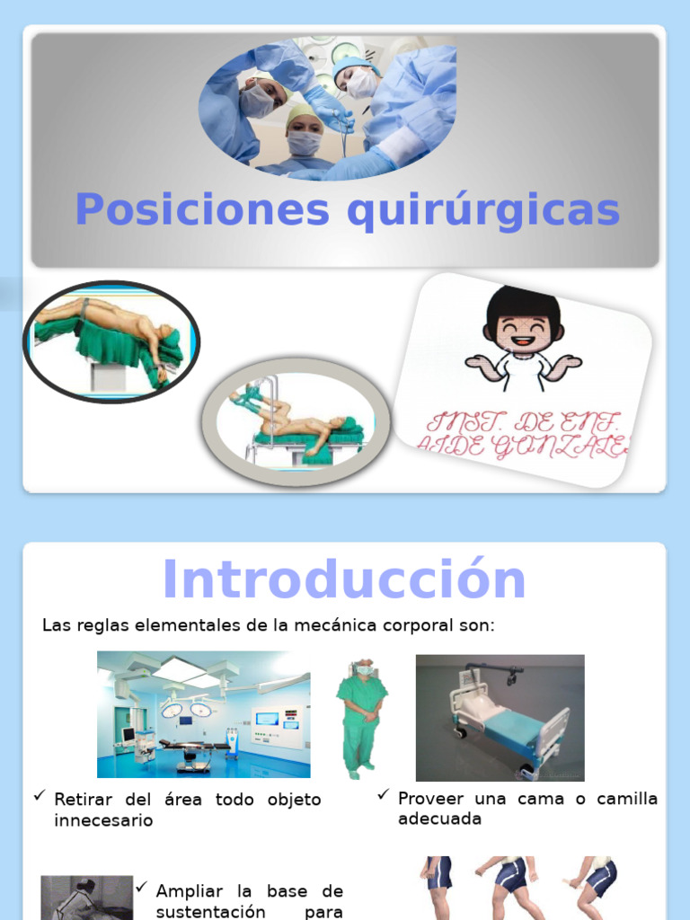 Técnicas de Posiciones Quirúrgicas | PDF | Abdomen | Rodilla