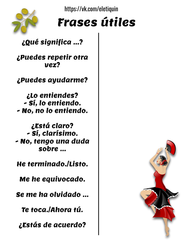 Frases Útiles | PDF