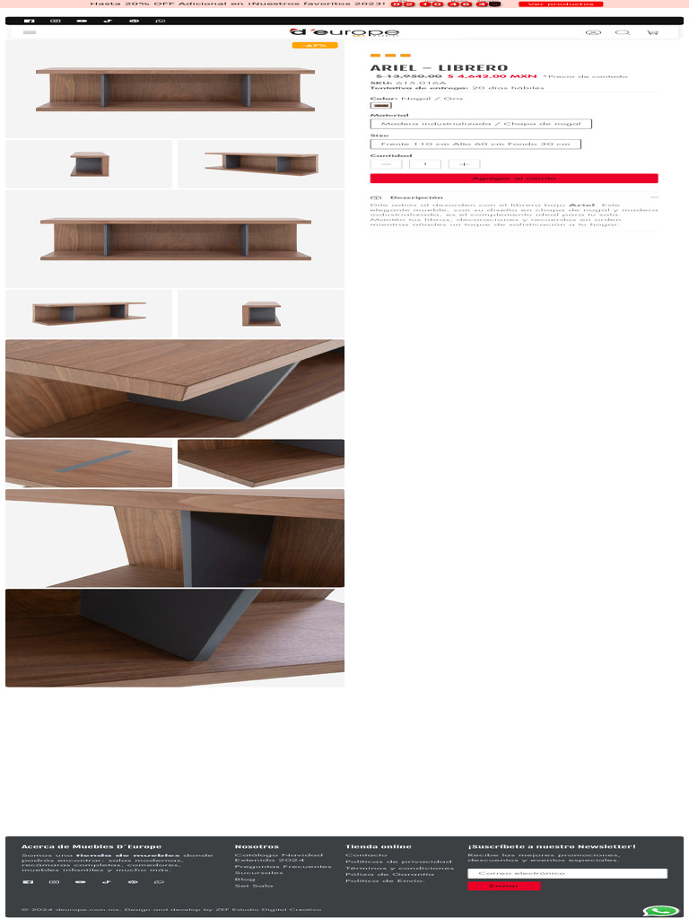 ARIEL - LIBRERO - Deurope - Com.mx | PDF