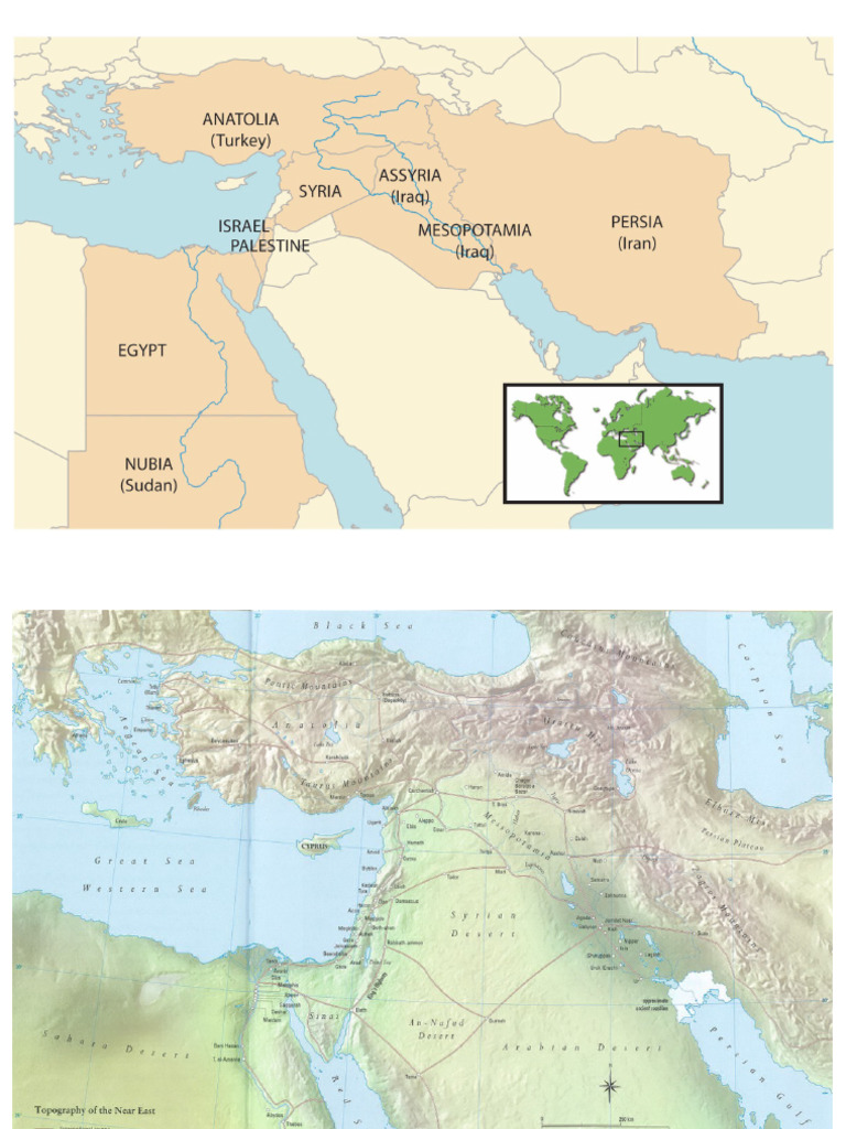 Maps of The Ancient Near East | PDF