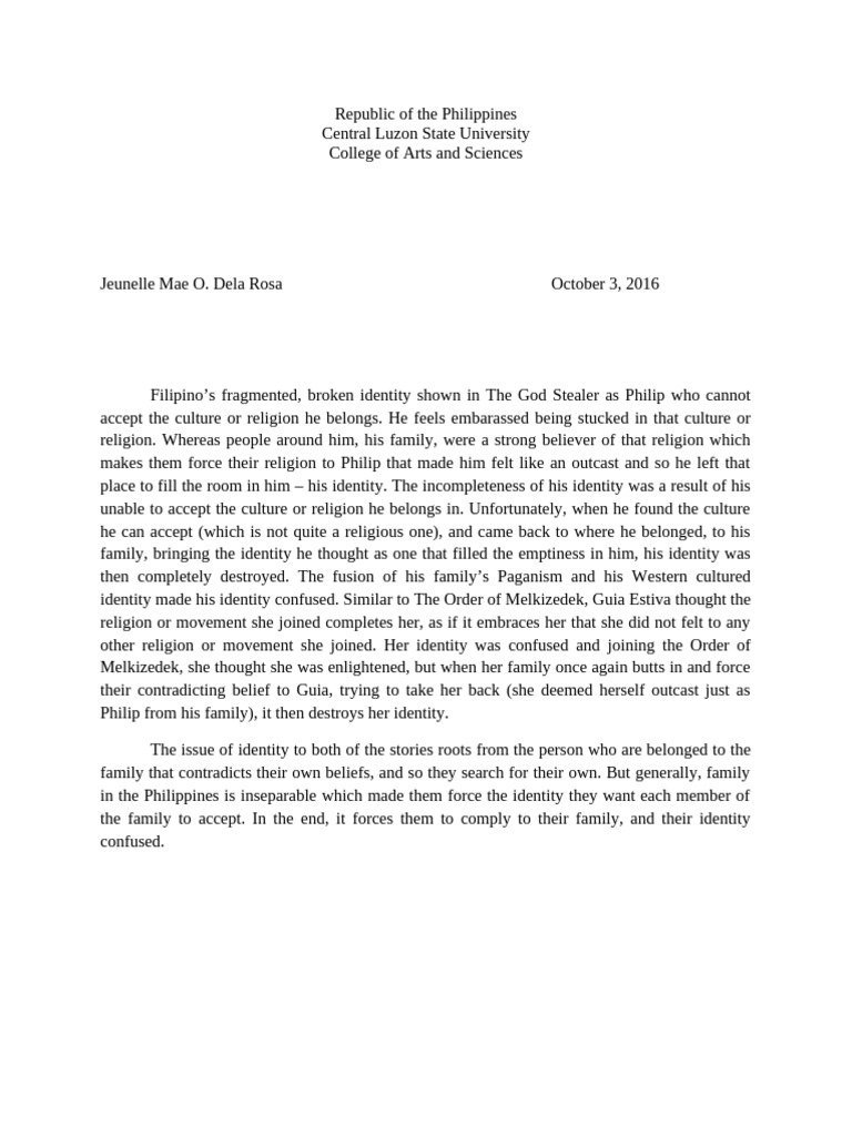 God Stealer by F Sionil Jose | PDF