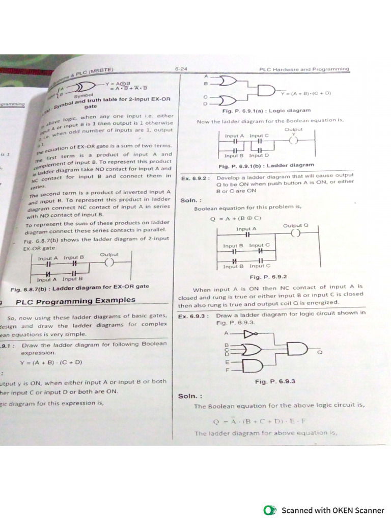 PLC Ladder Diagram Examples | PDF