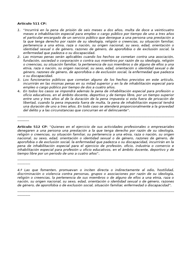 Tema 57 CP | PDF | Castigos | Invalidez