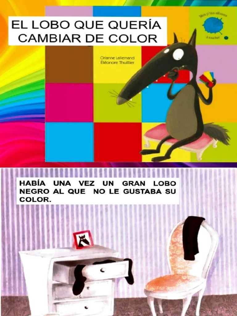 El Lobo Que Queria Cambiar de Color - PDF Versión 1 | PDF
