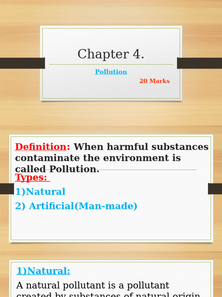 Chapter 4.pollution | PDF