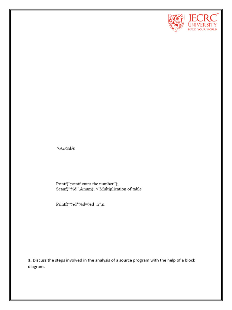 Compiler Construction Assignment Guide | PDF