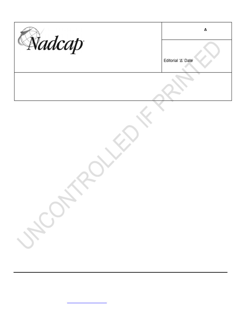 Nadcap Pre Audit Qa Ac7004revf1 | PDF | Quality Management ...