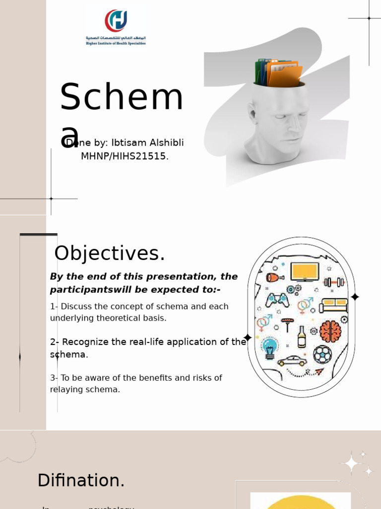 Schema - Ibtisam Alshibli | PDF | Schema (Psychology) | Behavioural Sciences
