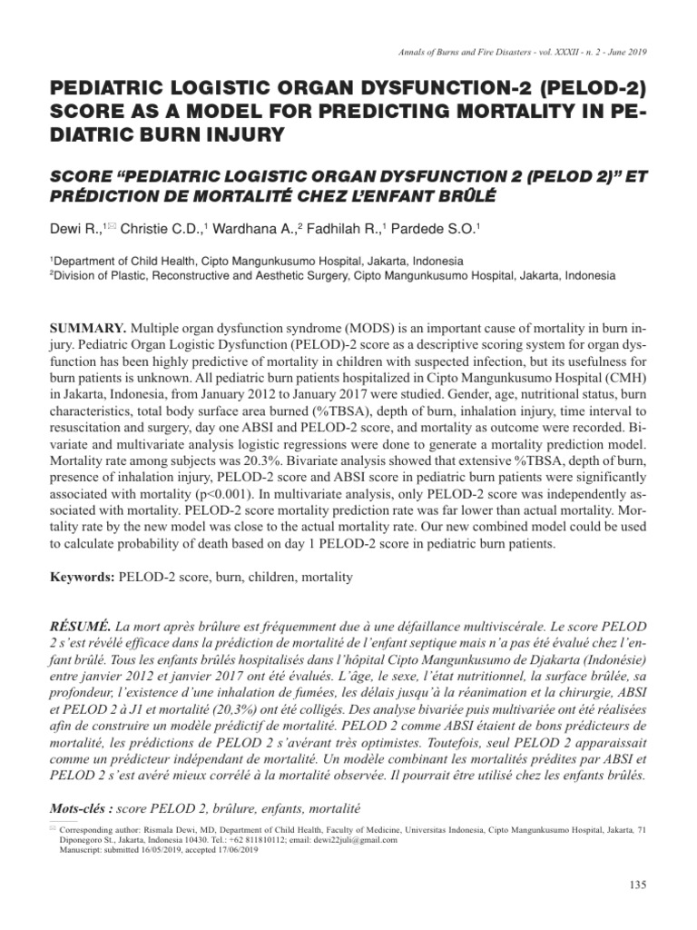 Ann-Burns-And-Fire-Disasters-32-135 Pediatric Logistic Organ ...