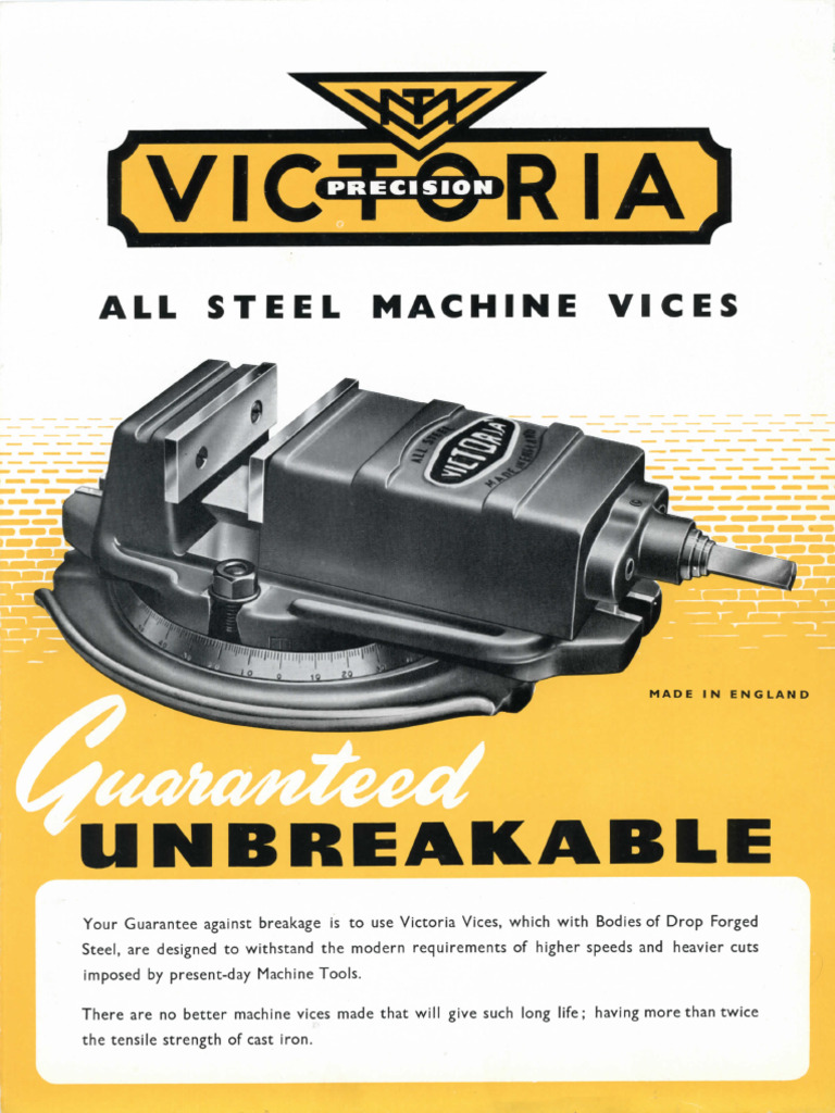 Victoria Machine Tool Co | PDF