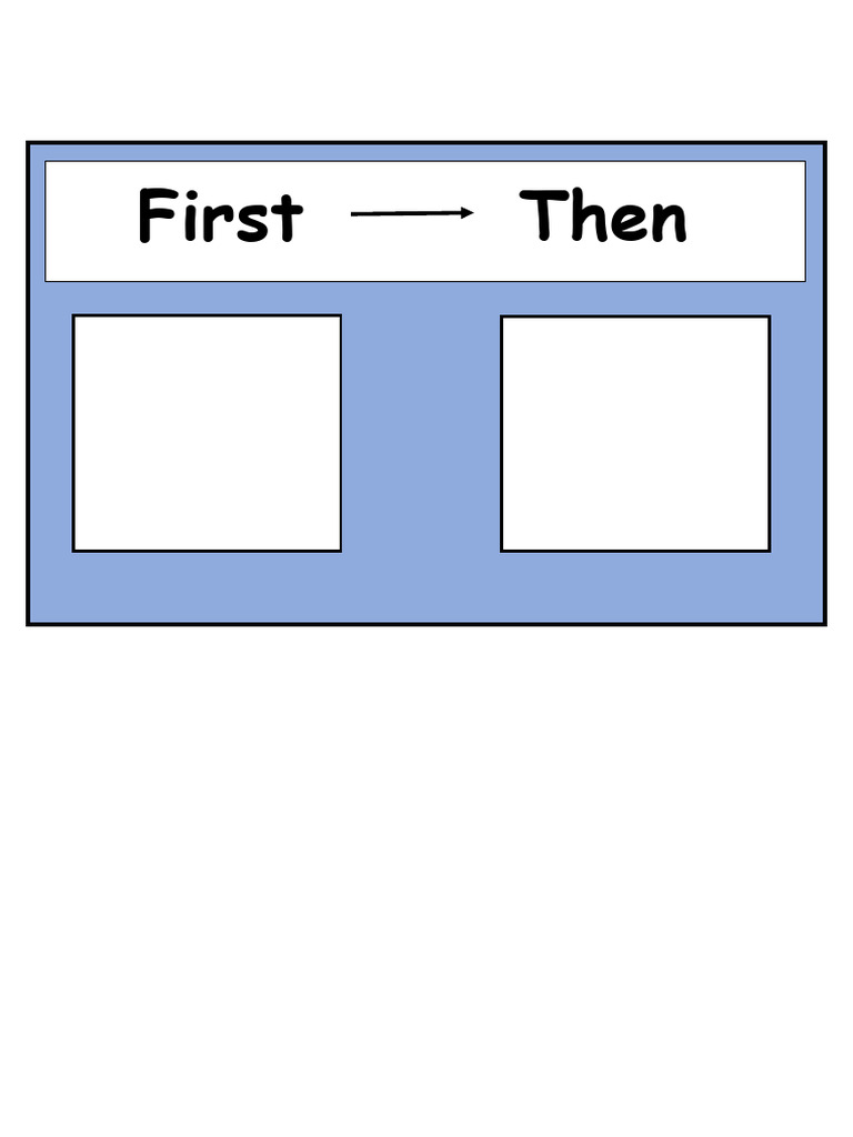 First Then Board | PDF