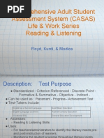 Casas Scale Score Ranges For Test Series PDF | PDF | Educational ...