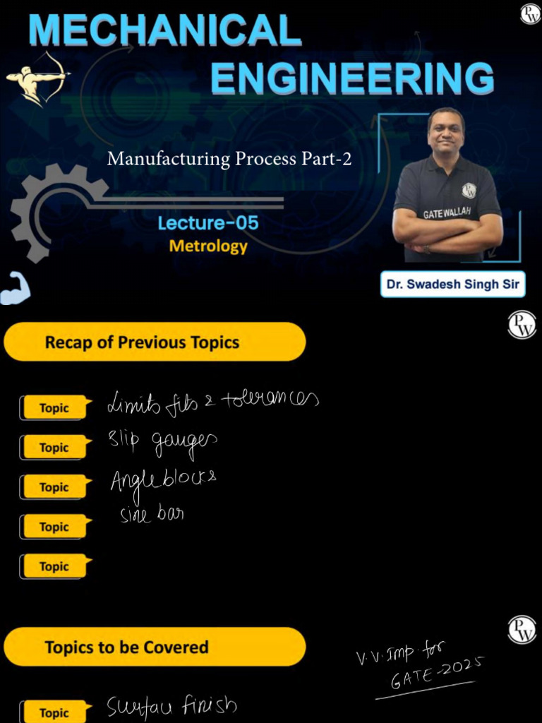 6677016eb4ff720018dd0154 - ## - Metrology 05 - Class Notes | PDF