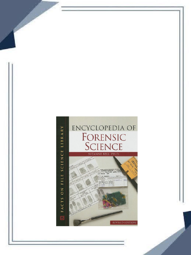 Instant Encyclopedia of Forensic Science Facts On File Science Library ...
