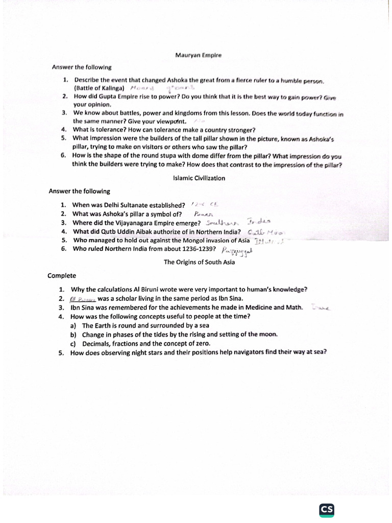 Uae SST Grade 8 Revision Questions | PDF
