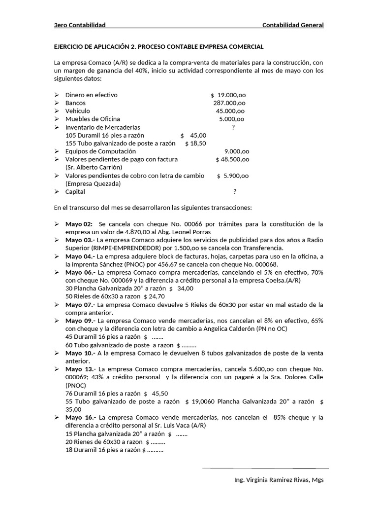 3ero contab general para enviar-4 | PDF | Contabilidad | Economía Financiera