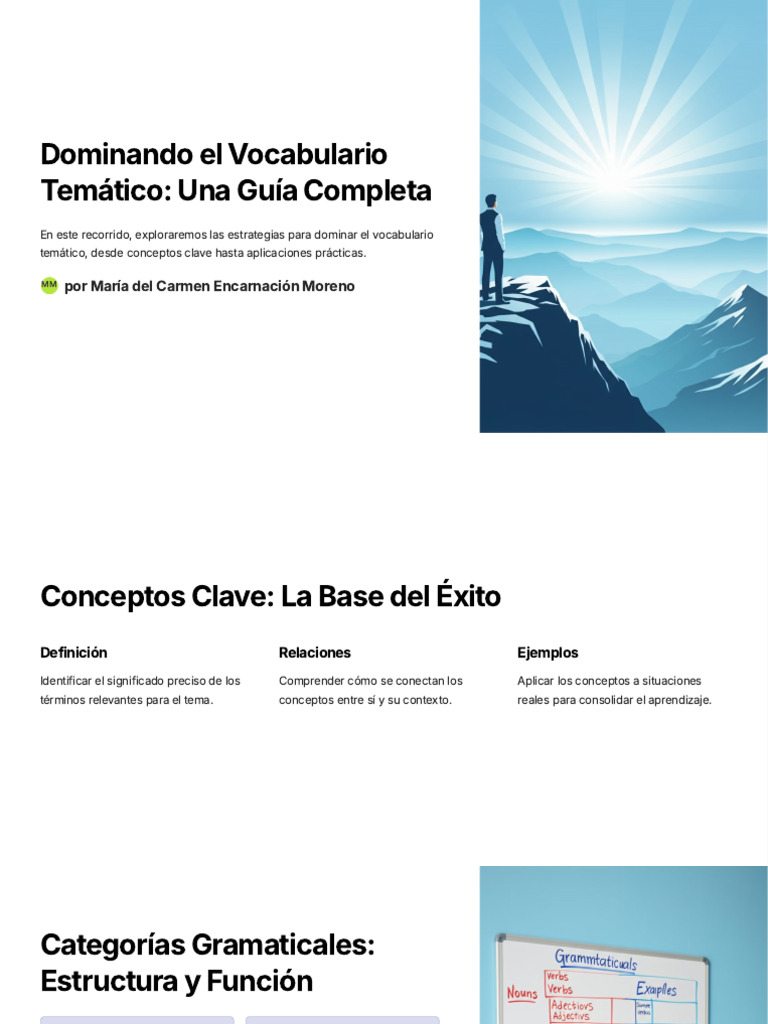 Dominando-el-Vocabulario-Tematico-Una-Guia-Completa (2) | PDF | Palabra ...