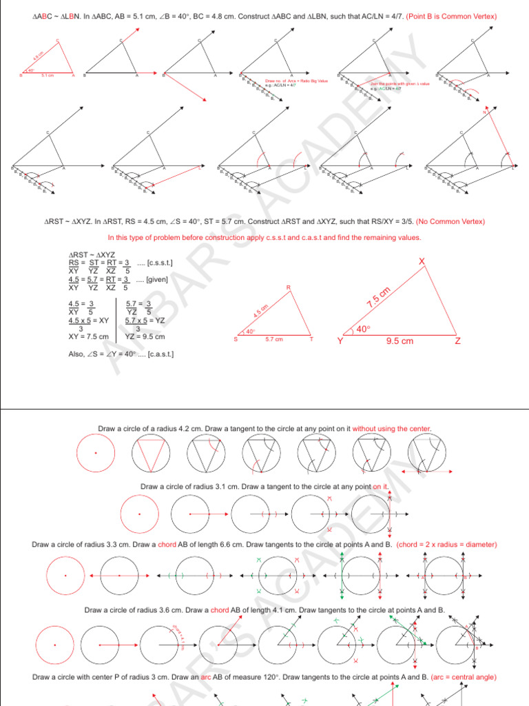 Construction Copy | PDF | Circle | Trigonometry