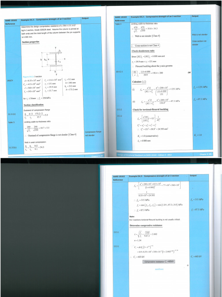 Axial Compression - Example-1 | PDF
