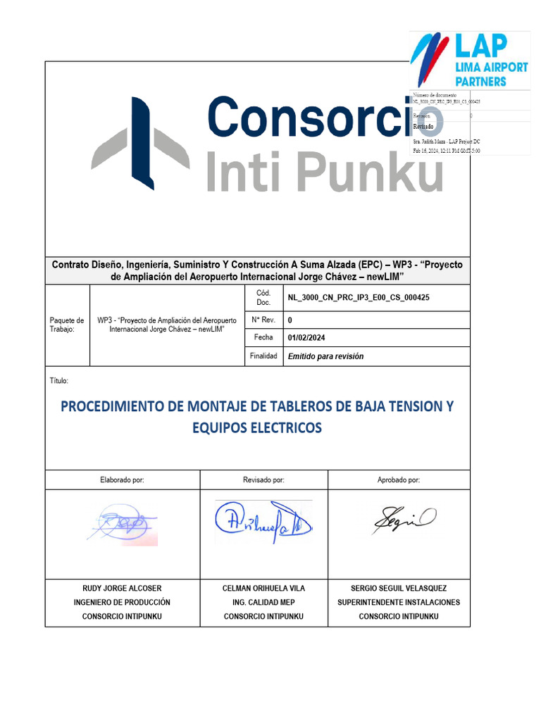 Nl_3000_cn_prc_ip3_e00_cs_000425 Rev0 Procedimiento de Montaje de ...