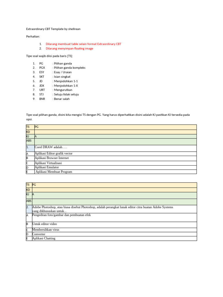 Soal PAS DKV Kelas X Fix | PDF