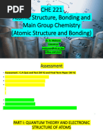Atomic Structure Short Notes | PDF | Atomic Orbital | Energy Level