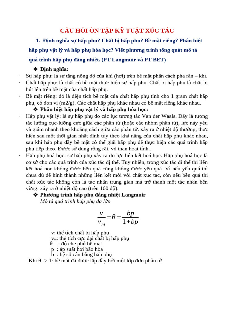 Đề Cương KTXT | PDF
