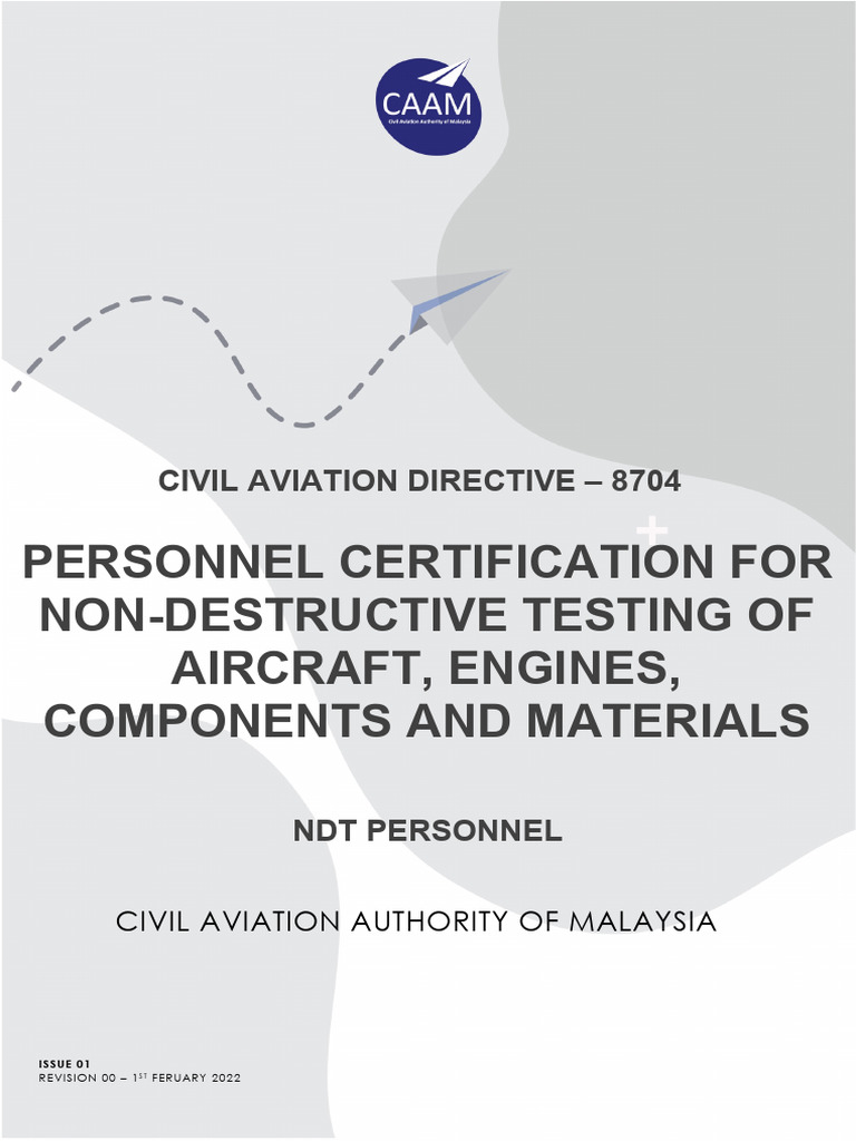 NDT Certification Guidelines | PDF | Nondestructive Testing
