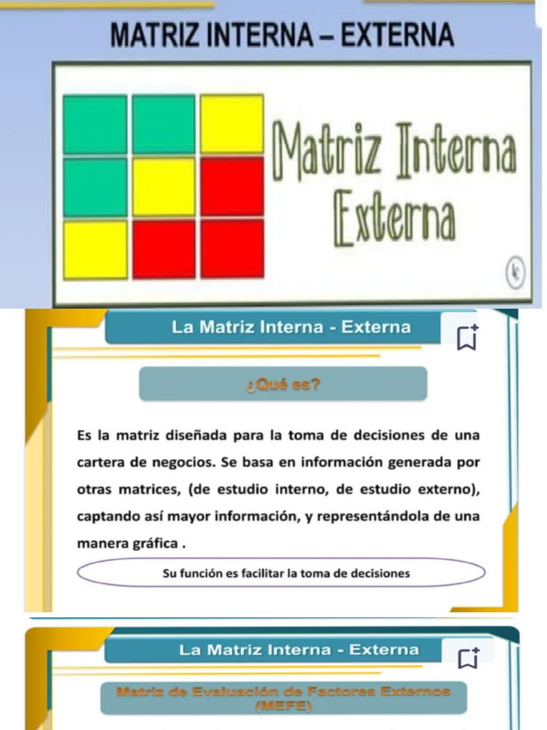 Matriz Ie | PDF