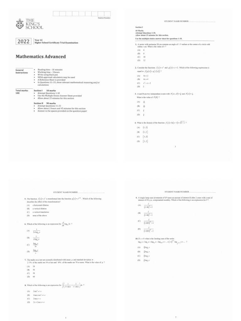 2022 Kings Adv Trial With Sol'ns QR | PDF