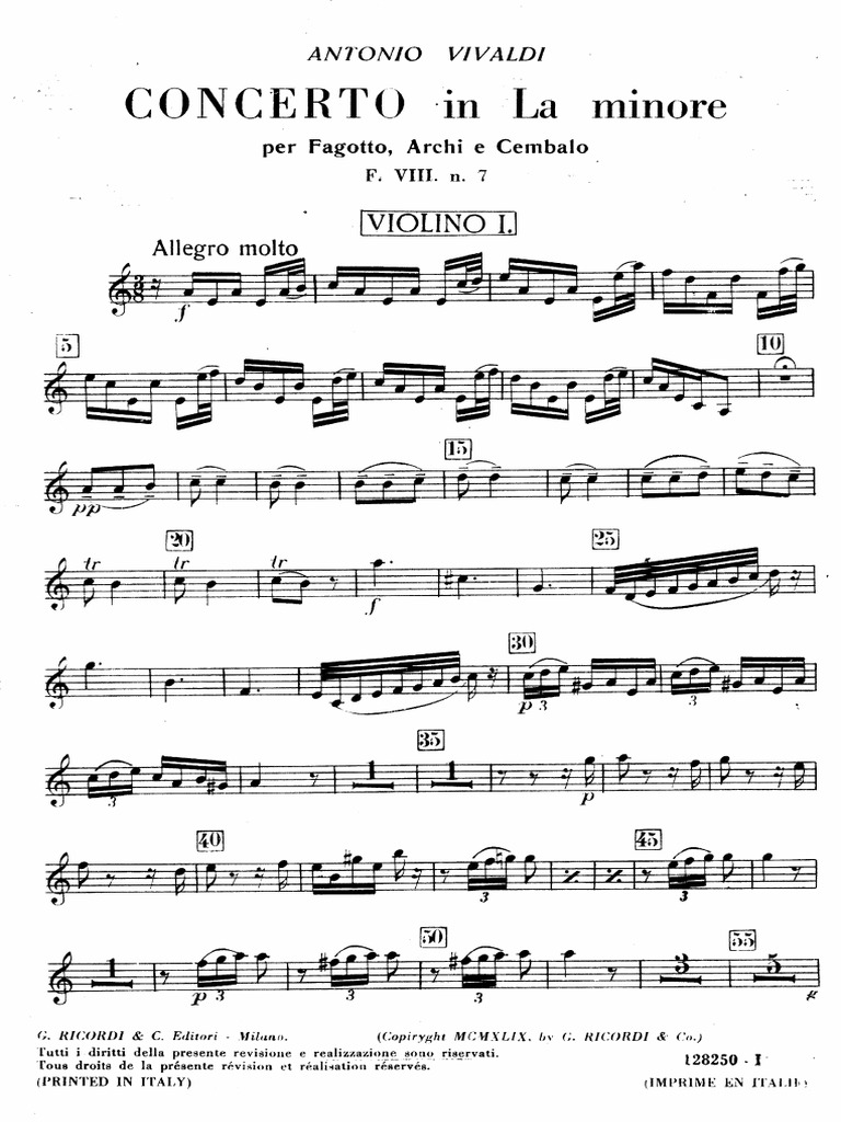 Violín 1 | PDF