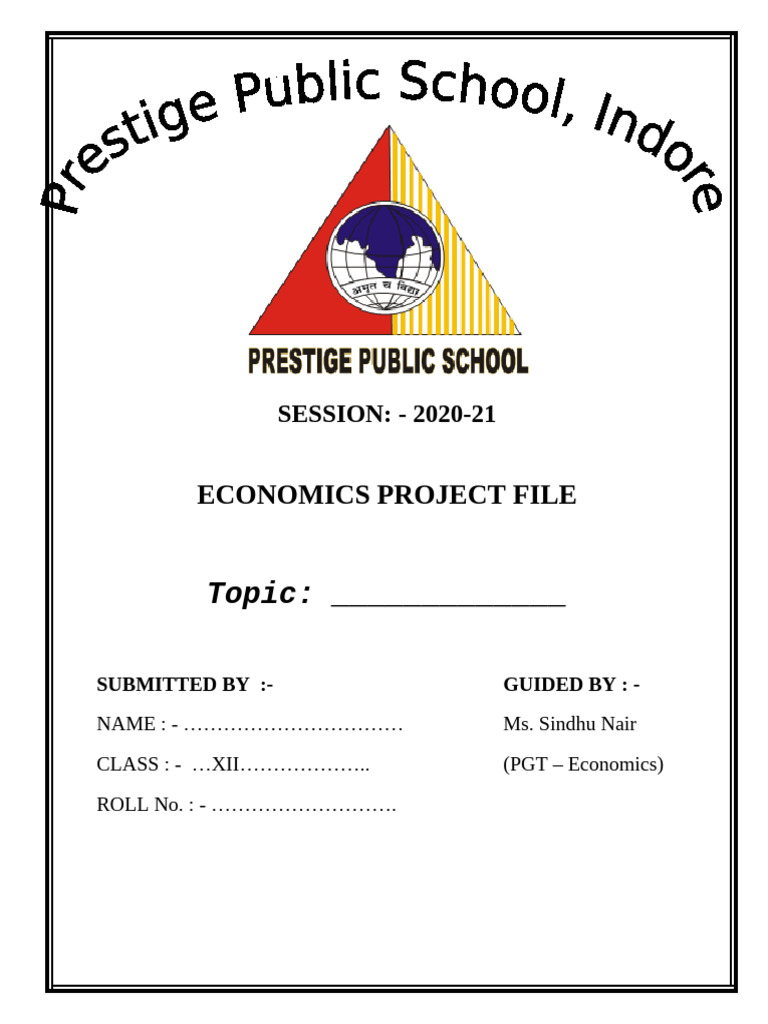 Project Front Pages | PDF