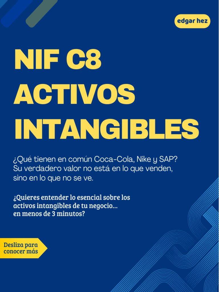 NIF C8 ¿Sabes qué son los activos intangibles_ | PDF | Activo intangible | Economias
