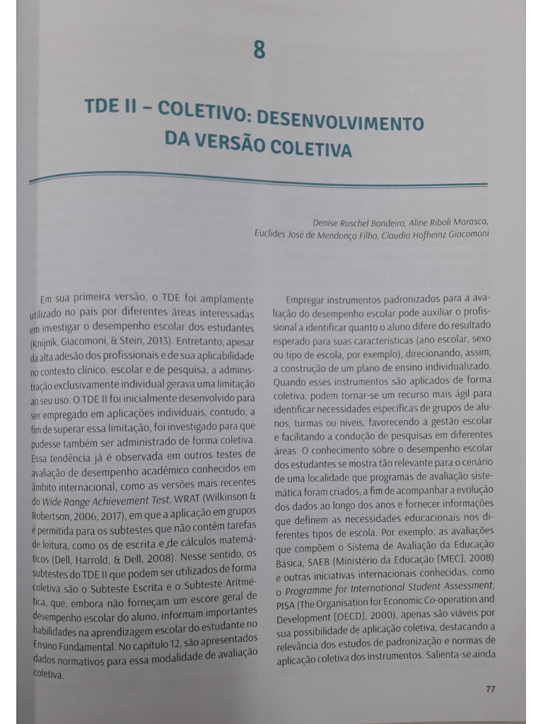 TDE II - Cap8 | PDF