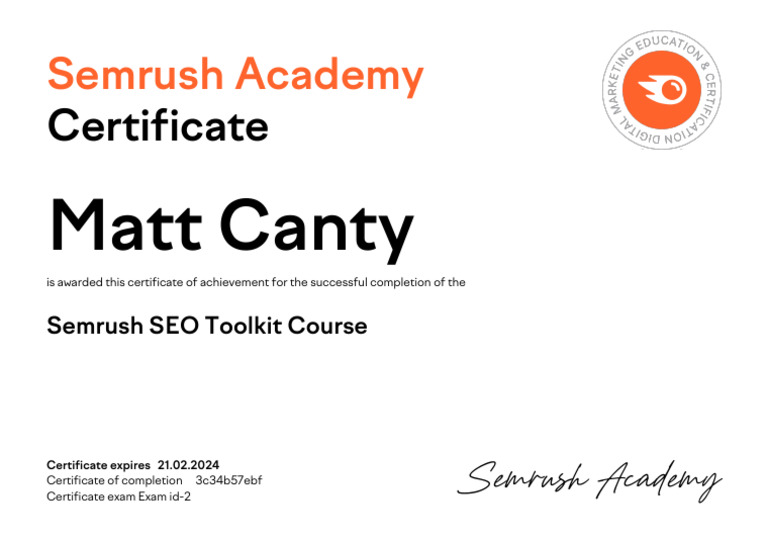 Semrush-SEO-Toolkit-Course- | PDF