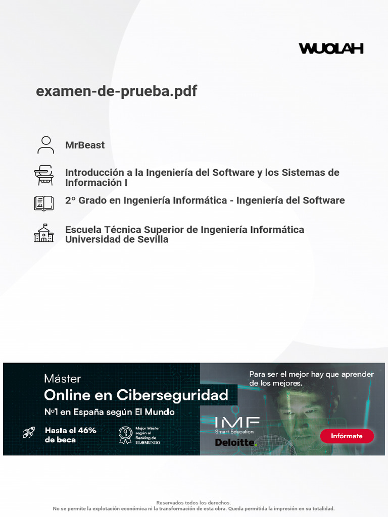Examen-De-Prueba 1 | PDF | SQL | Bases de datos