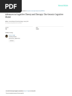 (Beck & Haigh, 2014) Advances in Cognitive Theory and Therapy The ...