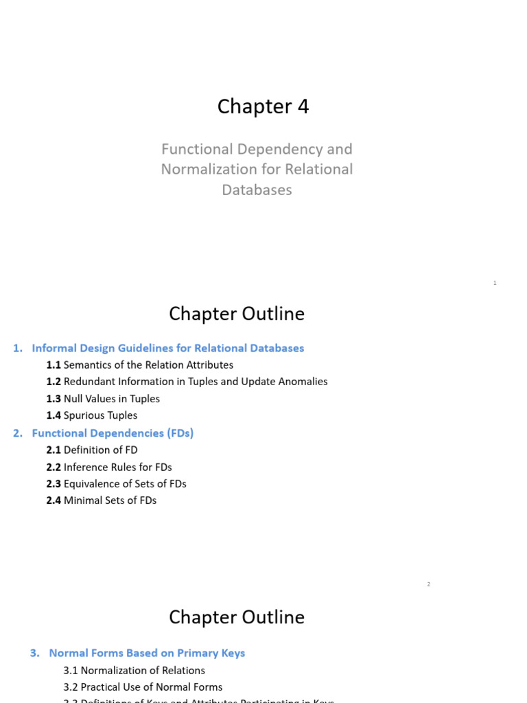 Chapter 4 | PDF | Relational Model | Software Design