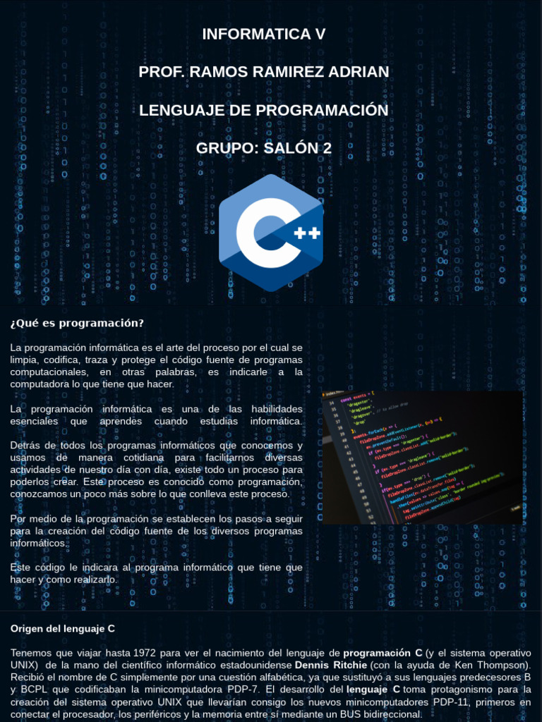 Introducción al Lenguaje C | PDF | Compilador | Lenguaje de programación