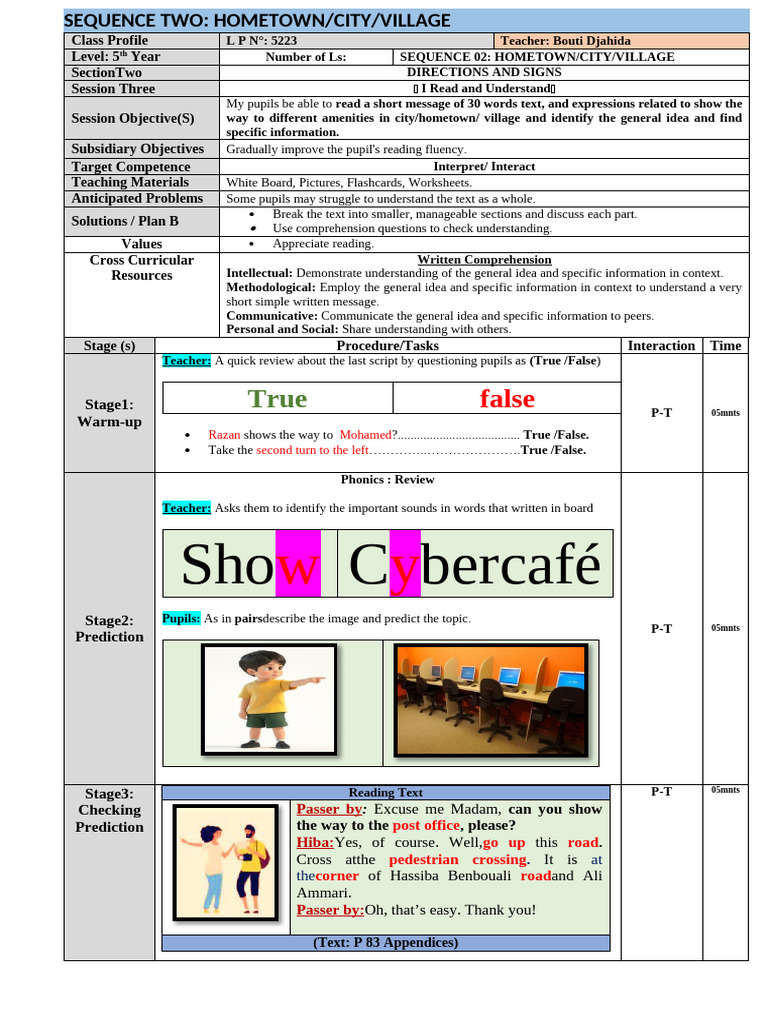 5ps Seq 02 Sect 02 l 03 | PDF | Reading Comprehension | Psycholinguistics