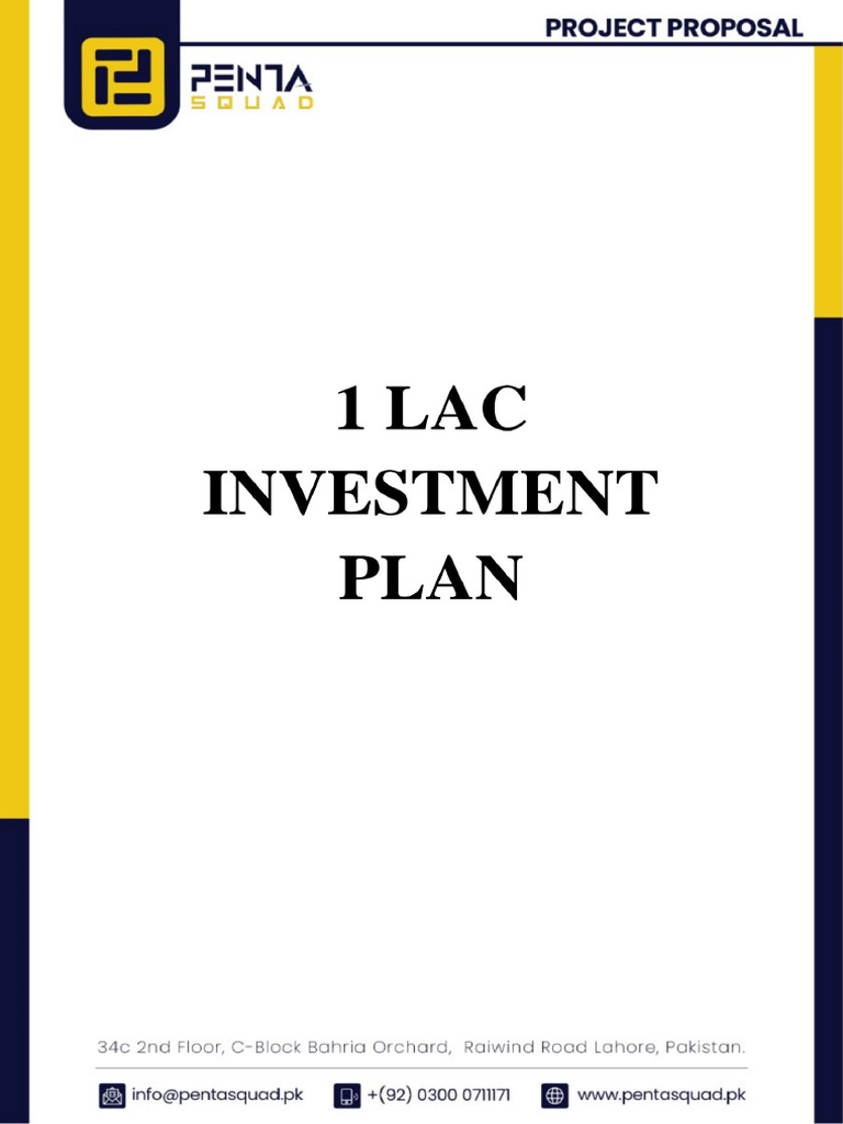 1 Lac Proposal - Mr. Kamran | PDF