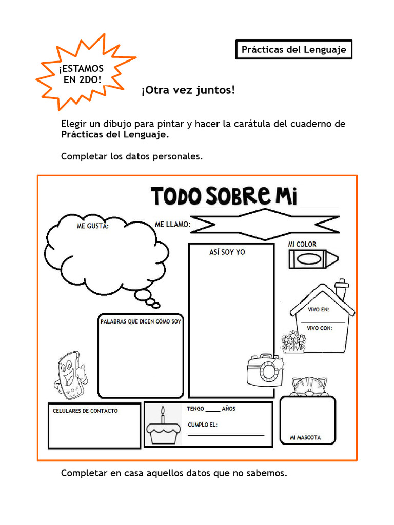 Actividades de Prácticas del Lenguaje y Matemática | PDF