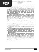 Materi PAI & BP Kelas VI Bab 3. Hidup Damai Dengan Saling Memaafkan | PDF