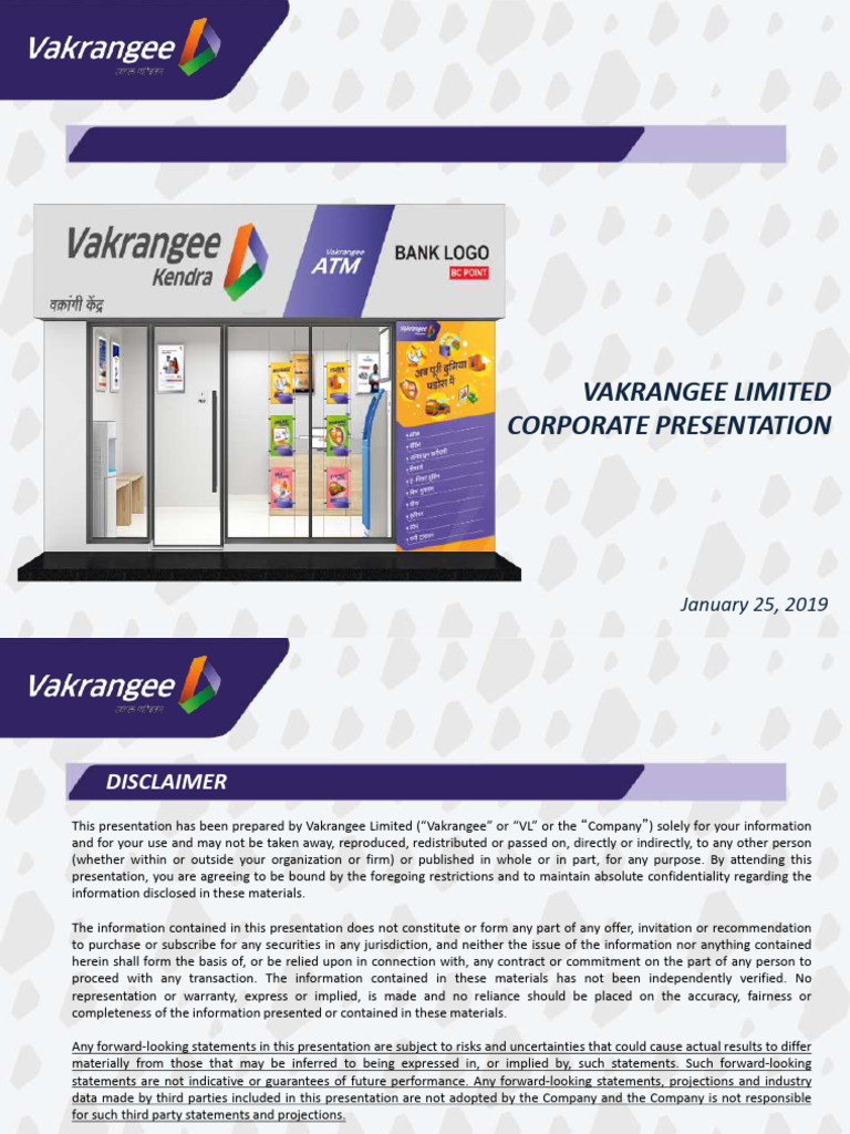 White Label ATM Opportunities at Vakrangee | PDF | Banks | Business