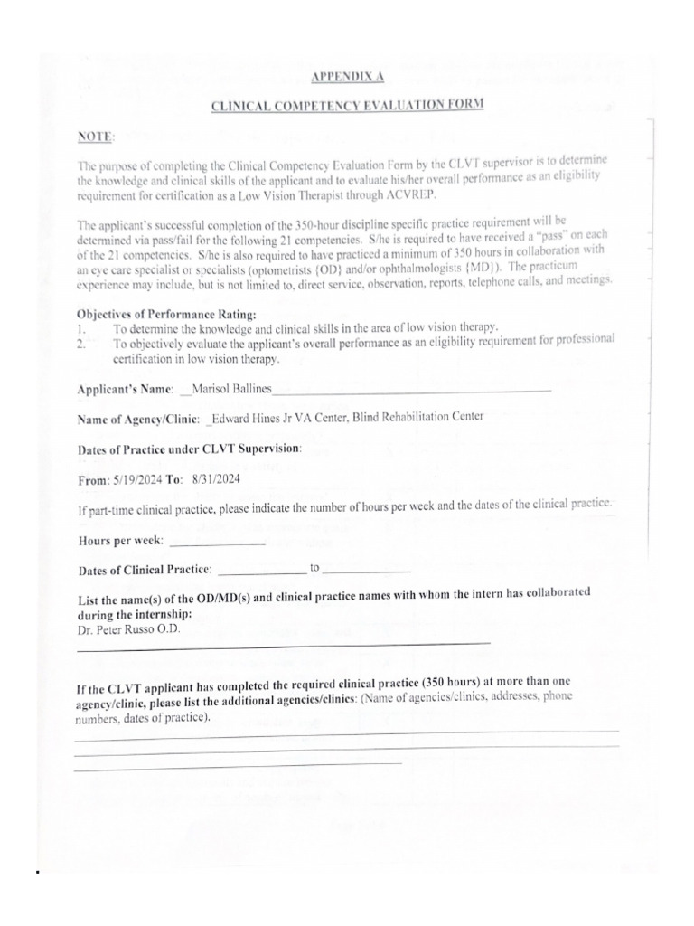 Evaluation Form (Supervisor) | PDF