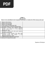 Form No. 33: Employment Fitness Certificate | PDF