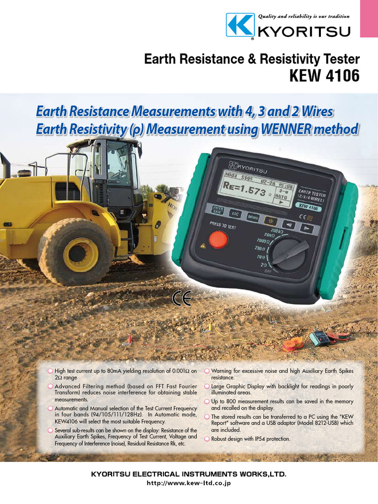 Earthing Measuring Device | PDF | Voltage | Power Supply