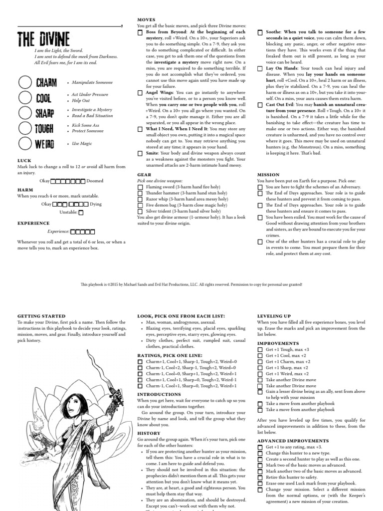 Vergil V2 Divine Form Fillable | PDF