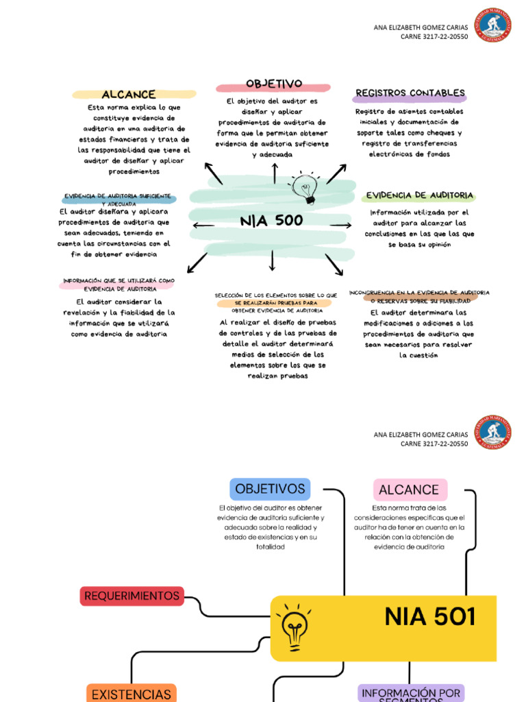Mapa Mental Nia 500 - 501 | PDF