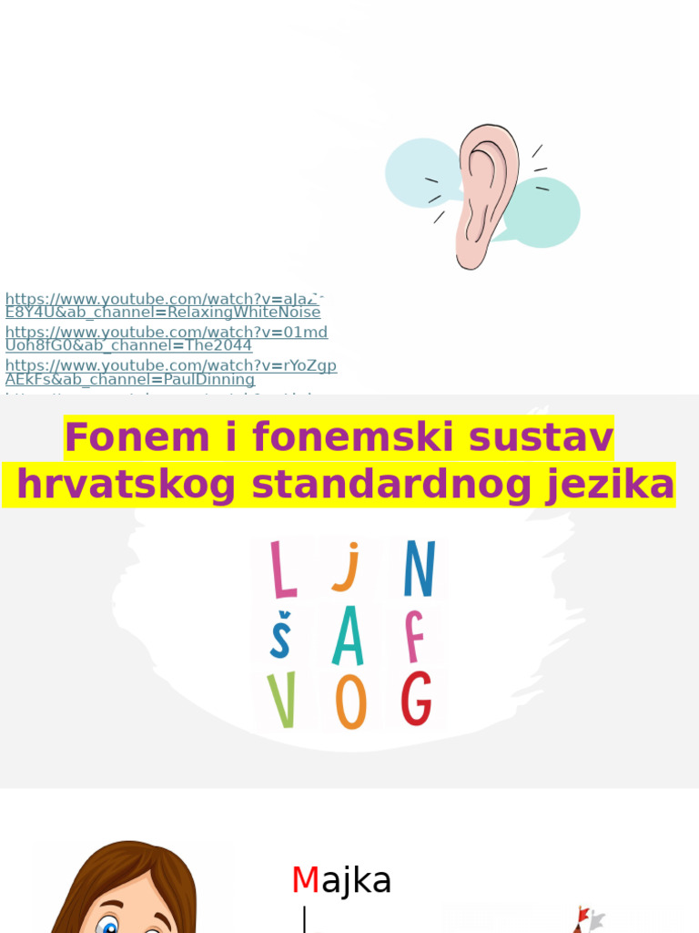 Fonemi I Glasovi | PDF